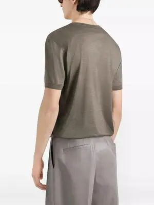 Dolce & Gabbana Silk Serafino T-shirt