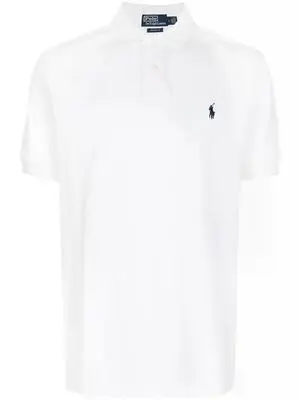 Polo Ralph Lauren Polo Pony-embroidered Cotton Polo Shirt - White