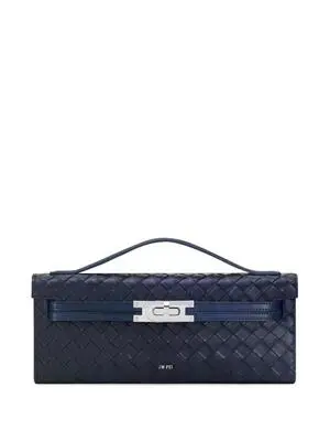Jw Pei Bria Interwoven Clutch Bag - Blue