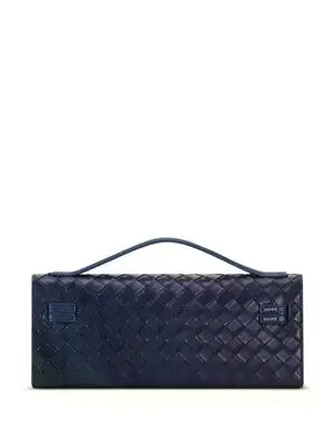 Jw Pei Bria Interwoven Clutch Bag - Blue