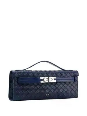 Jw Pei Bria Interwoven Clutch Bag - Blue