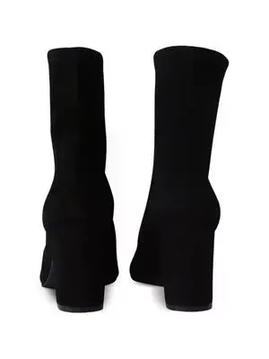 STUART WEITZMAN Yuliana Suede Ankle Boots - Black