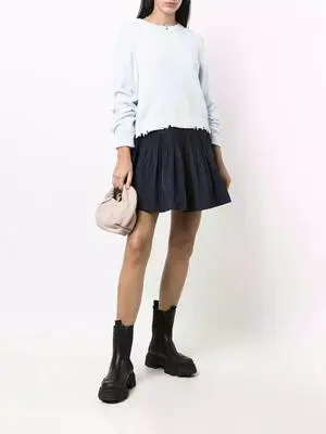 Red Valentino Pleated A-line Skirt - Blue