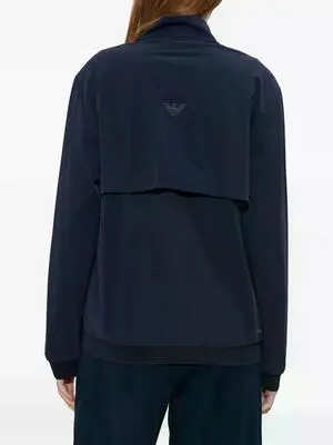 EA7 Logo-patch Zip-up Sweatshirt