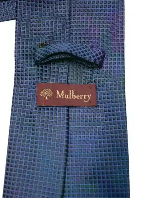 Mulberry Windowpane-print Tie