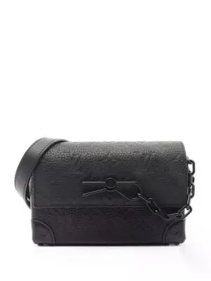 LOUIS VUITTON 2000s Steamer Monogram Shoulder Bag - Black