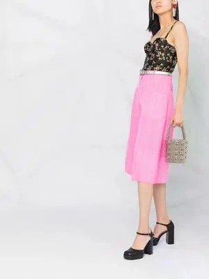 Red Valentino Floral-print Boned Bodysuit