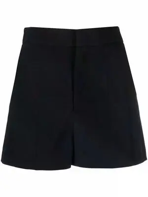 Red Valentino High-waisted Tailored Shorts - Black