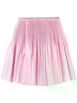 Red Valentino Pleated A-line Skirt - Pink