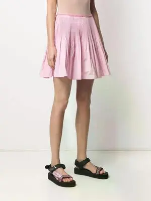 Red Valentino Pleated A-line Skirt
