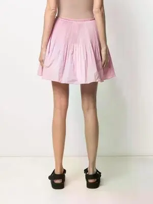 Red Valentino Pleated A-line Skirt