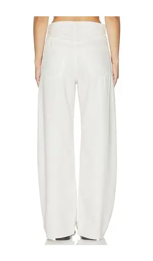 AGOLDE Low Curve Utility Jean In . Also - White