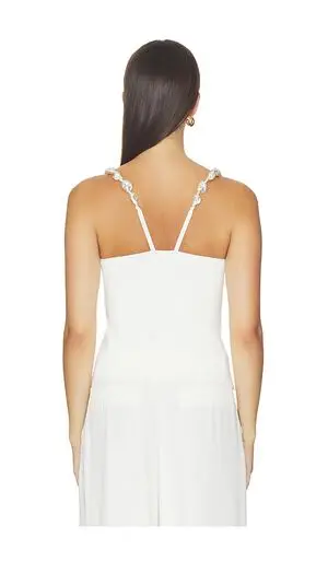 Cult Gaia Praia Embellished Strap Top