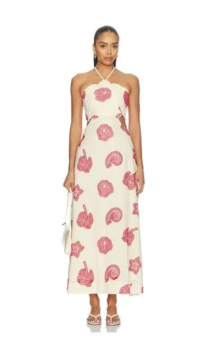 Agua Bendita Leny Alina Dress In . Also - Cream