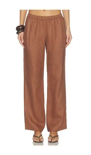Faithfull The Brand Capriolla Pant In . Also - Chocolate