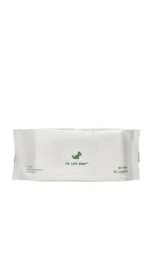 LIL LUV DOG Pet Wipes 80 Count - Na