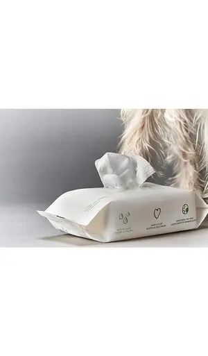 LIL LUV DOG Pet Wipes 80 Count
