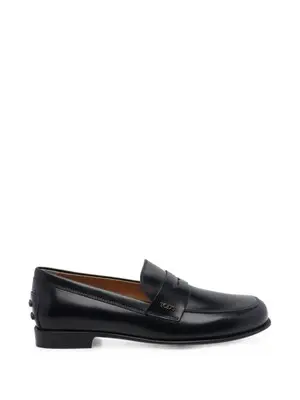 TOD'S Leather Loafers - Black