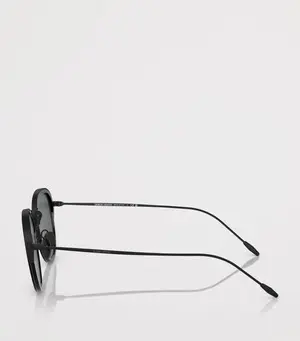 Giorgio Armani Metal Round Sunglasses