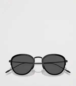 Giorgio Armani Metal Round Sunglasses