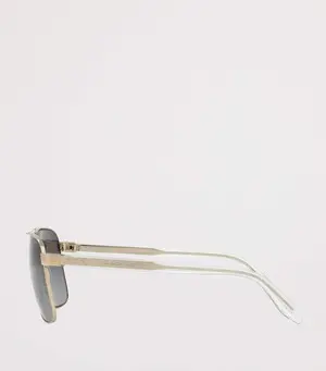 Versace Steel Square Sunglasses