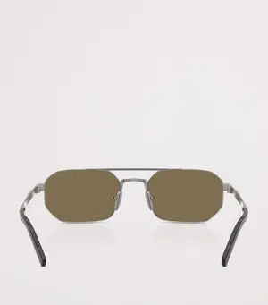 Prada Metal Irregular Sunglasses