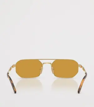 Prada Metal Irregular Sunglasses