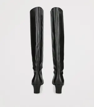 Staud Leather Wally Knee-high Boots 55