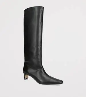 Staud Leather Wally Knee-high Boots 55