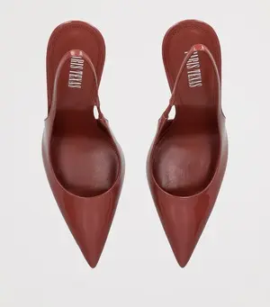 Paris Texas Patent Leather Lidia Slingback Pumps 105 - Pink