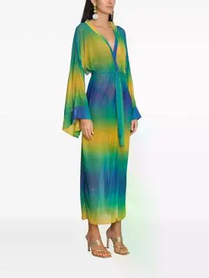 AMIR SLAMA X Tati Barbieri Gradient-effect Beach Cover-up