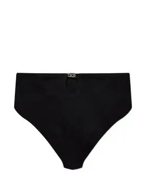 DIESEL® Cut-out Logo-plaque Briefs - Black