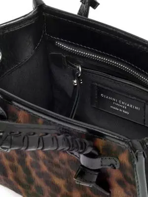 GIANNI CHIARINI Mini Miss Marcella Leopard-print Tote Bag