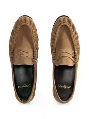 Saint Laurent Le Loafer Loafers - Neutrals
