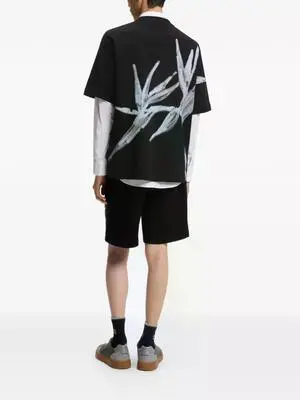 Hugo Logo-embroidered Oversized T-shirt