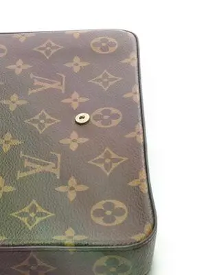 LOUIS VUITTON 2019 Monogram Félicie Pochette Clutch Bag - Brown