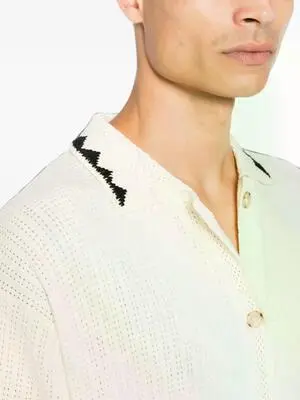Commas Triangle-embroidered Shirt