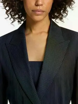 Hugo Pinstripe-print Belted Blazer