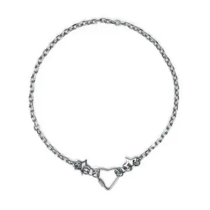 BYWOLFGANG The Margo Chainmail Star Carabiner Chain - Silver