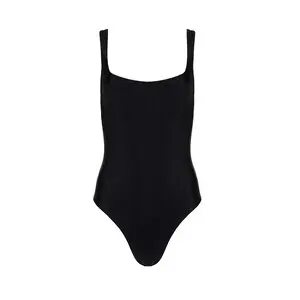 MONARCH Selena Square Neck One Piece - Black