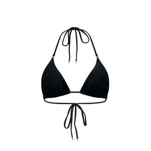 MONARCH Tyra Crystal Triangle Top - Black
