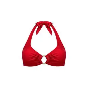 MONARCH Nicole Halter Bikini Top - Red