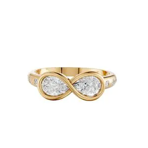 AYA FINE JEWELRY Infinity Pear Lab Diamond Ring In 14k Gold - Yellow