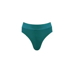MONARCH Stella High Waisted Bikini Bottom Emerald - Green