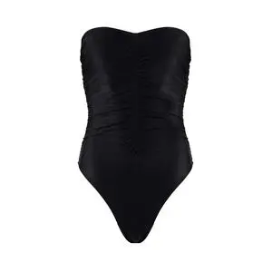 MONARCH Naomi Bandeau Ruched One Piece - Black