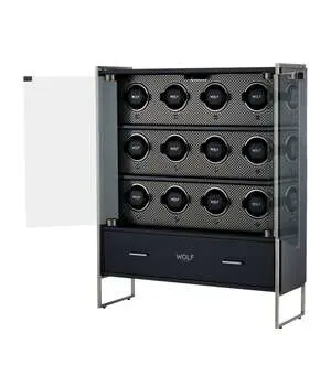 Wolf Axis 12-piece Watch Winder Cabinet