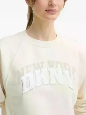 Dkny Logo-patch Raglan-sleeve Sweatshirt
