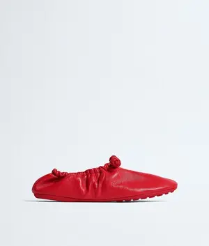 Bottega Veneta Fantasmina Ballerina - Cardinal