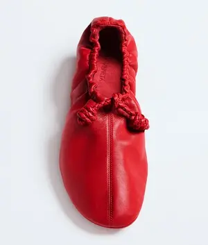 Bottega Veneta Fantasmina Ballerina - Cardinal