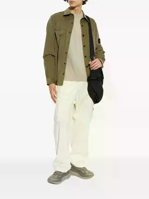 Stone Island Logo-patch Long-sleeve Sweater